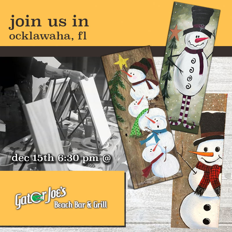 December 15 - Gator Joe’s Beach Bar And Grill - Ocklawaha - DIY Paint ...